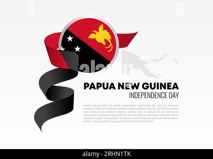 Papua New Guinea Independence day background banner poster for national ...