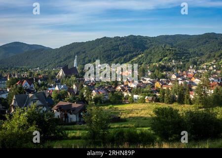 Kroscienko nad Dunajcem, Poland - July 29, 2023: A panorama of ...