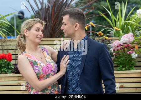Southport, Merseyside. 18 Aug 2023, UK Entertainment. Rachel Riley with ...