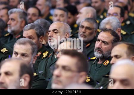 Tehran, Iran. 18th Aug, 2023. Iranian president EBRAHIM RAISI meets ...