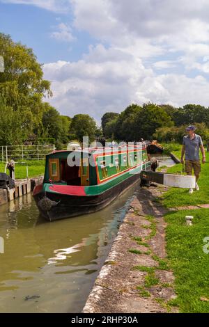 Devizes, Wiltshire, England, UK. 2022. Midstream and turning point ...