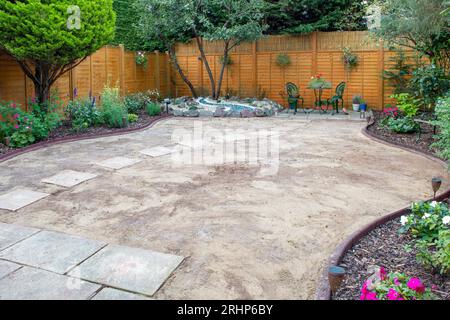 Prepared Ground / Lawn area for seeding with grass seed or laying new ...