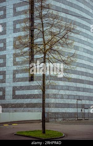 BIZ building by Mario Botta, Basel, Switzerland Stock Photo - Alamy