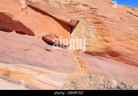 Pink cliff - Valley of Fire State Park, Nevada Stock Photo - Alamy