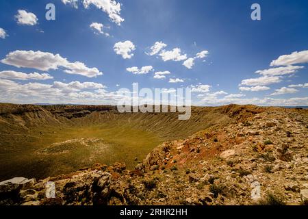 Meteor Crater National Landmark, Arizona, USA Stock Photo - Alamy