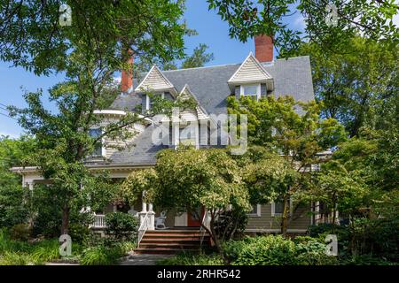 John F. Kennedy home, Brookline, Massachusetts Stock Photo - Alamy