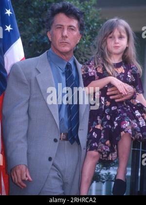 1993 Dustin Hoffman Alexandra daughter John Barrett/PHOTOlink.net Stock ...