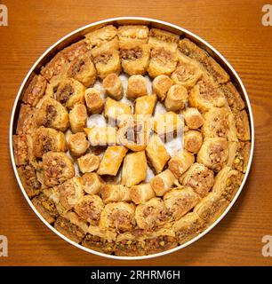 Traditional Syrian Lebanese sweets known as baklava Stock Photo - Alamy