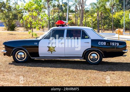 Typical police car, Opala year 1979 Stock Photo - Alamy