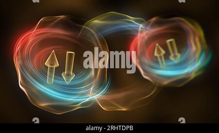 Spintronics, conceptual illustration Stock Photo - Alamy