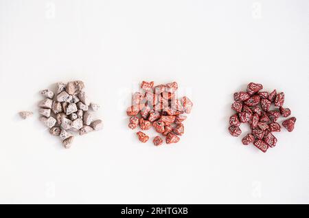Chocolates pebble. Chocolate candies shaped rock Stock Photo - Alamy