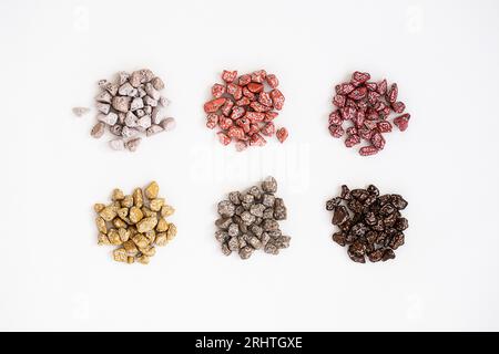 Chocolates pebble. Chocolate candies shaped rock Stock Photo - Alamy