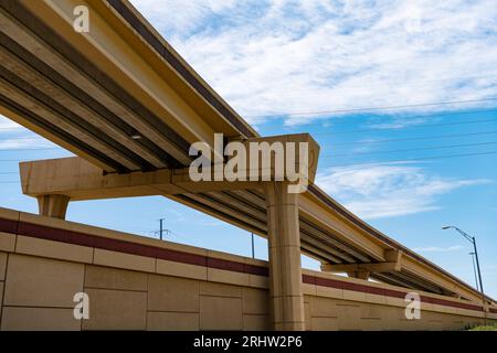 structural roadway. road junction. flyover architecture of transport ...