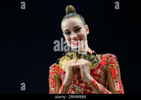 Darja Varfolomeev (Germany) at apparatus finals; 41st FIG Rhythmic ...