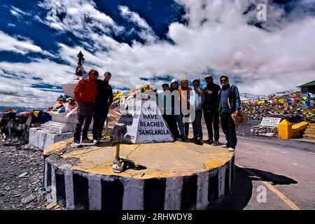 Top of the Taglang La Pass (5328 meters), Ladakh, India Stock Photo - Alamy