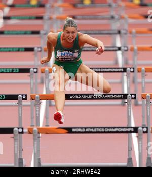 Ireland's Kate O'Connor during the Women's Heptathlon 800 Metres on day ...