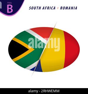 South Africa vs Romania rugby match, international rugby competition ...
