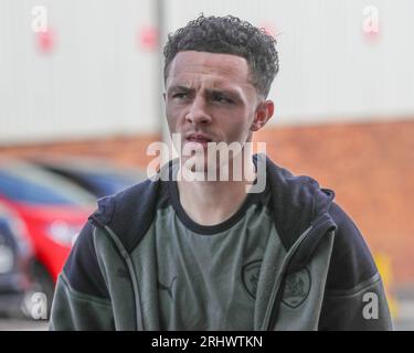 Jordan Williams #2 of Barnsley arrives during the Bristol Street Motors ...