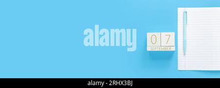 Mock up open notebook, pen and eyeglasses on white bedding Stock Photo ...