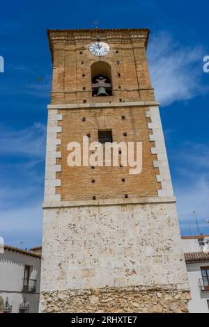 Spanish church tower, capturing Chinchón's religious heritage ...
