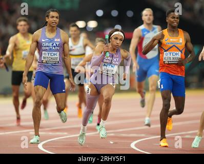 Great Britain's Yemi Mary John finishing the Women's 4x400 Metres Relay ...