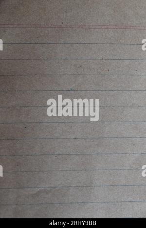 Blank sheet of ruled writing paper. Copy space Stock Photo - Alamy
