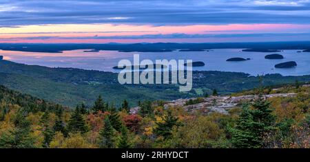 Frenchman Bay Islands, Maine Stock Photo - Alamy