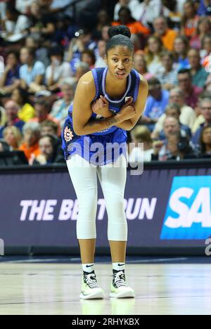 UNCASVILLE, CT - AUGUST 18: Connecticut Sun head coach Stephanie White ...