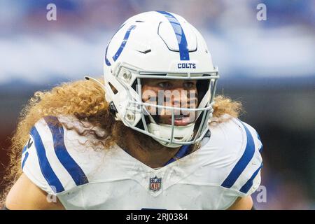 Indianapolis Colts linebacker Grant Stuard (41) is seen during an NFL football game against the ...