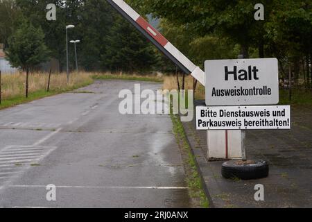 Traben Trarbach, Germany. 15th Aug, 2023. The site of the former ...