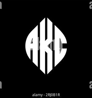 AKC logo. AKC letter. AKC letter logo design. Initials AKC logo linked ...