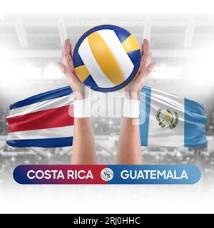 Costa Rica vs Guatemala national teams volleyball volley ball match ...