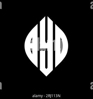 BYO logo. BYO letter. BYO letter logo design. Initials BYO logo linked ...