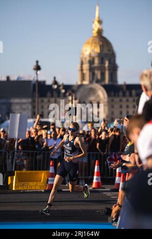 Cassandre Beaugrand (FRA) at the Mixed Relay Triathlon during the 2023 ...