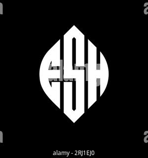 ESH logo. ESH letter. ESH letter logo design. Initials ESH logo linked ...