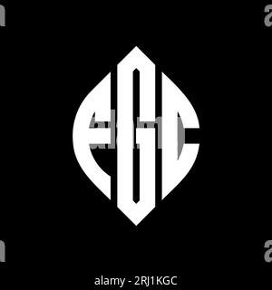 FGC circle letter logo design with circle and ellipse shape. FGC ...