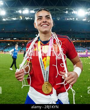 Spain goalkeeper Misa Rodriguez celebrates after the FIFA Women's World ...