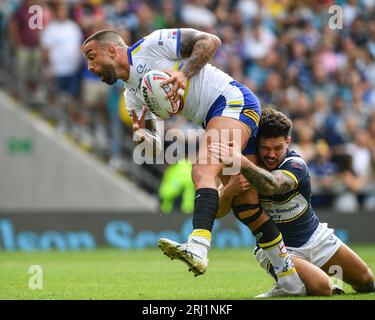 Warrington Wolves' Paul Vaughan in action during the Betfred Super ...
