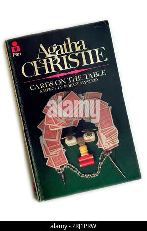 Cards On The Table. An Agatha Christie paperback on white background ...