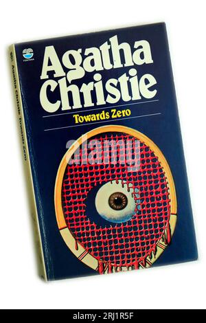 Towards Zero. Book cover. Written by Agatha Christie Stock Photo - Alamy
