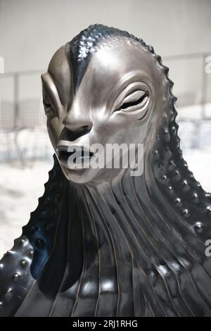 Wangechi Mutu MamaRay Bronze MOMA sculpture gardens NYC New York City ...