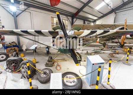 Taylorcraft Austen Mk5 air observation plane with it's engine cowling ...