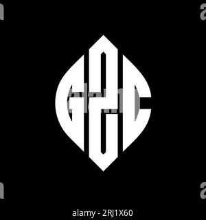 GYC circle letter logo design with circle and ellipse shape. GYC ...