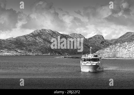 The FSV Group Work Vessel MULTI EXPLORER Steaming Along The Norwegian ...