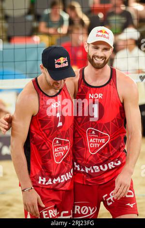 Anders Mol and Christian Sørum of, Norway. , . in men's preliminary ...