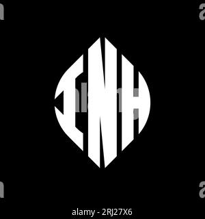 INH logo. INH letter. INH letter logo design. Initials INH logo linked ...