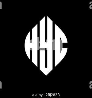 HYC logo. HYC letter. HYC letter logo design. Initials HYC logo linked ...