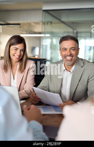 professional business team working in a modern office Stock Photo - Alamy