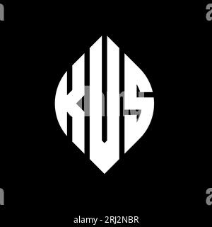 KVS circle letter logo design with circle and ellipse shape. KVS ...