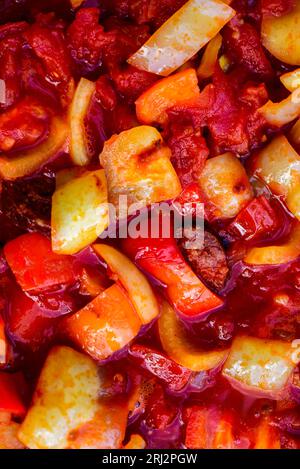 Traditional Hungarian dish - letcho Stock Photo - Alamy